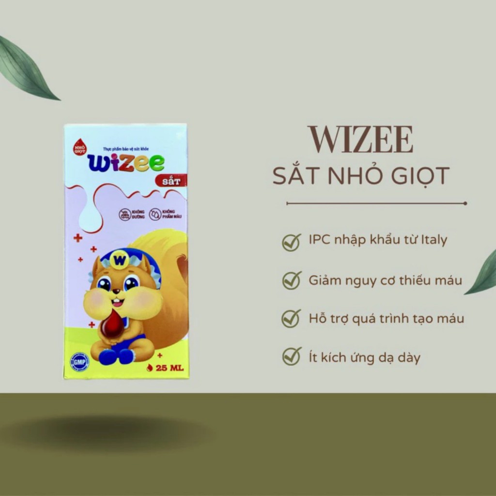 Wizee Organic Iron Drip Prevention And Support Iron Deficiency Anemia ...