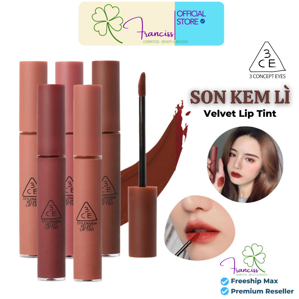 3ce Matte Lipstick with Standard Color and Smooth Like Velvet 3CE ...