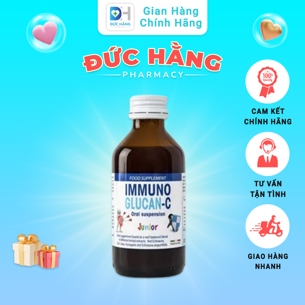 Immuno Glucan C Syrup Boosts Baby Immunity And Resistance (100ml ...