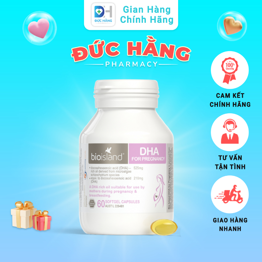 Dha Bio Island Australia Oral Tablets For Pregnant Women (Vial Of 60 ...