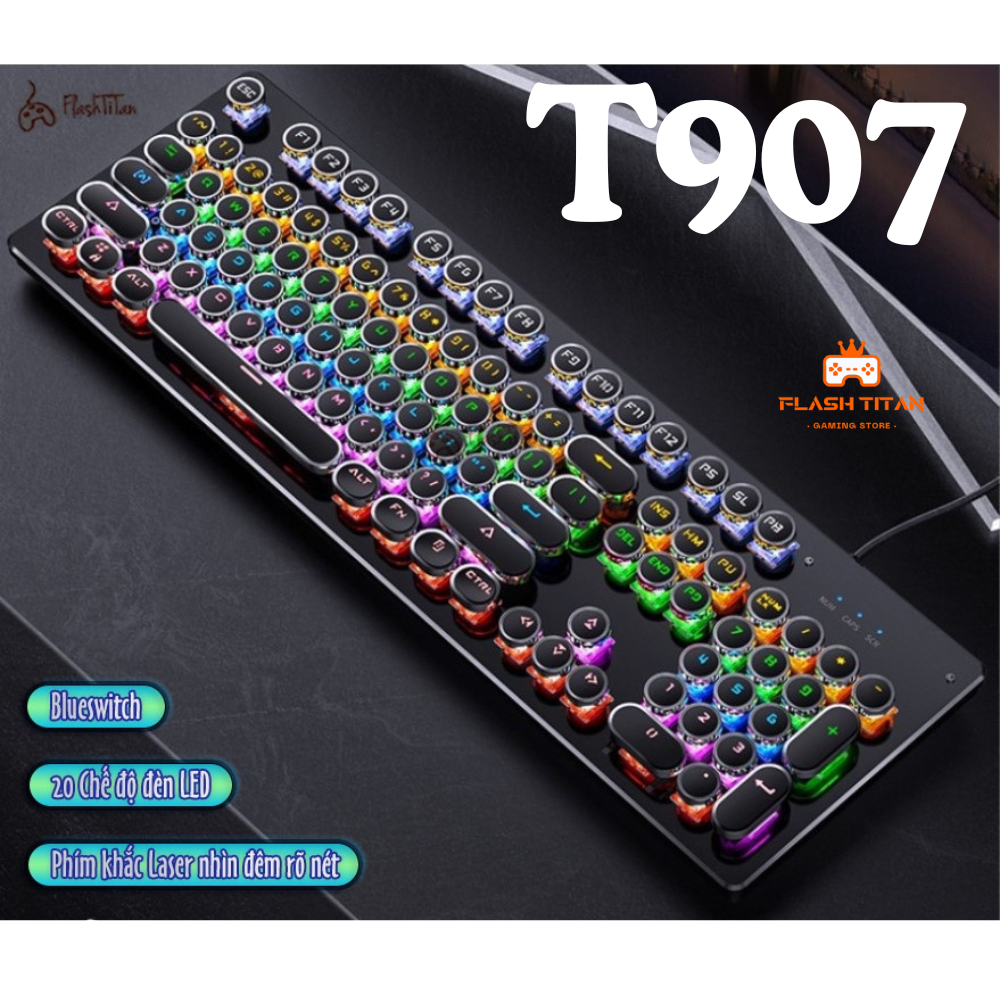 High-end Blue Switch Computer Mechanical Keyboard T907 - Mechanical ...