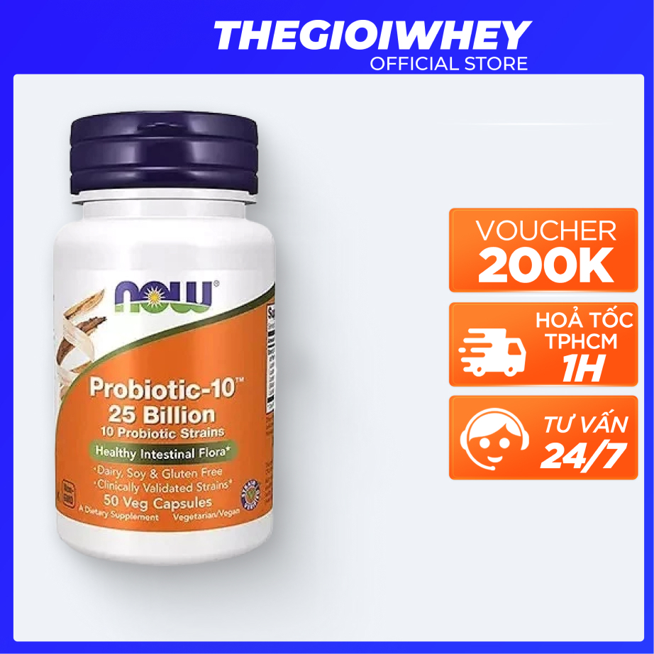Nowfood Probiotic 25 billion 25 billion beneficial bacteria (50 tablets ...