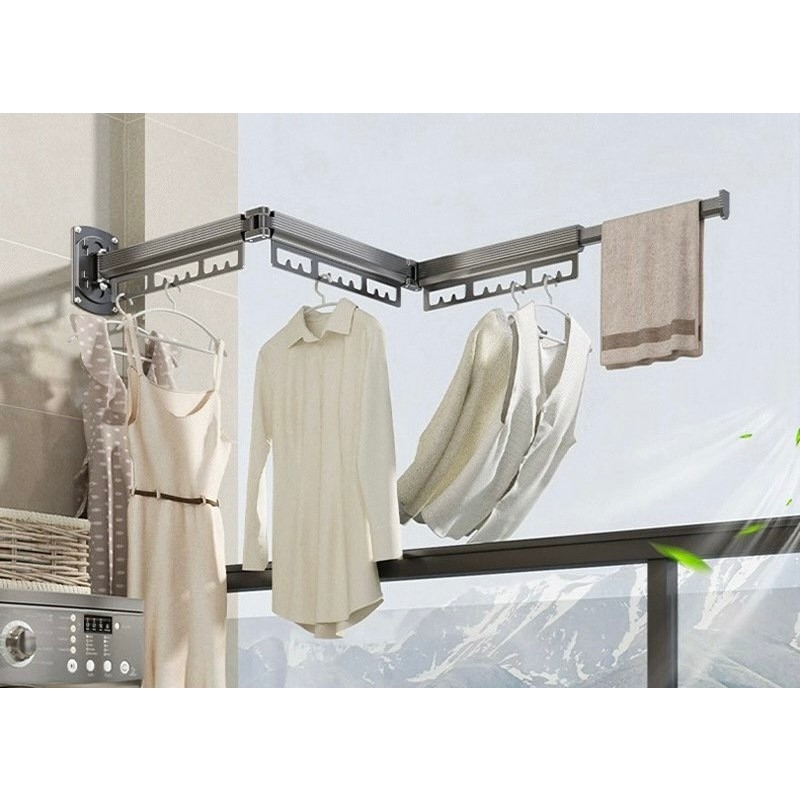 Foldable clothes drying rack, Smart drying rack, Smart clothes drying ...