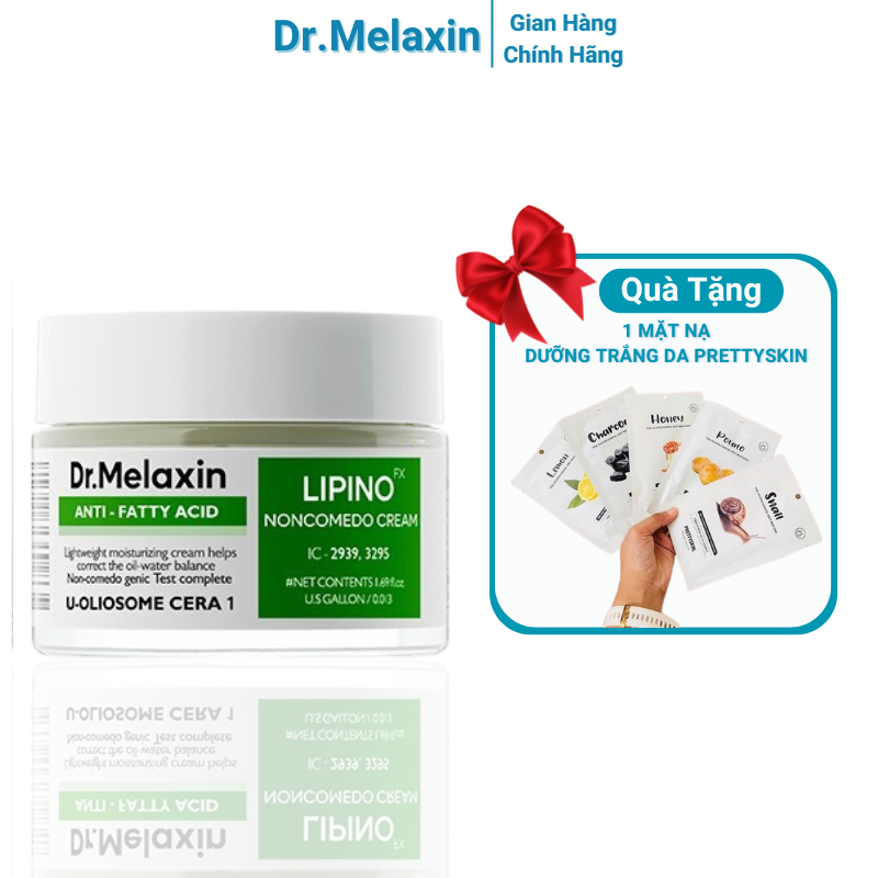 Dr Melaxin, Lipino Noncomedo Cream 50ml solution for oily, acne-prone ...