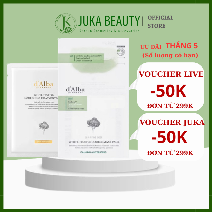 D'alba White Truffle Nourishing Treatment Mask / Double Mask Pack ...