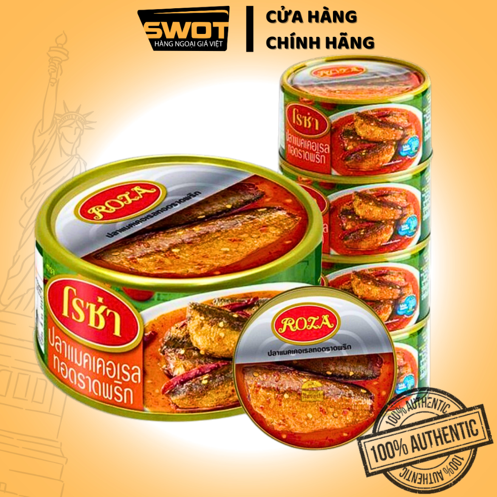 Combo of 4 boxes of Fried Mackerel with Thai Roza Spicy and Sour Sauce ...
