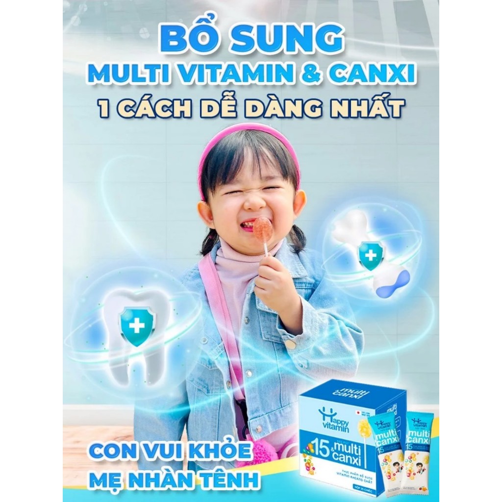 5 pcs Calcium and Iron Lollipops 15 Vitamin Happy Multivitamin for ...