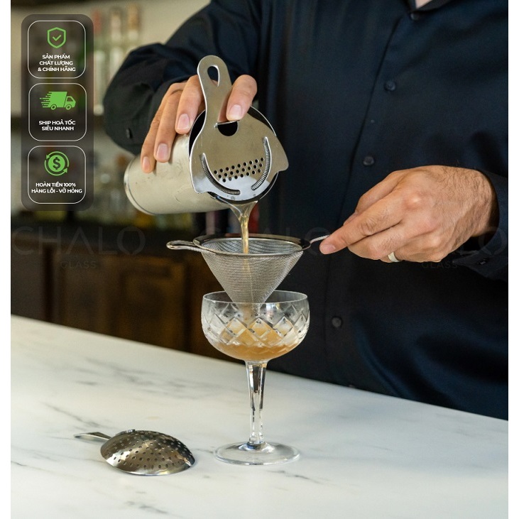 Stainless steel lemon Strainer and Strainer for Barista & Bartender ...