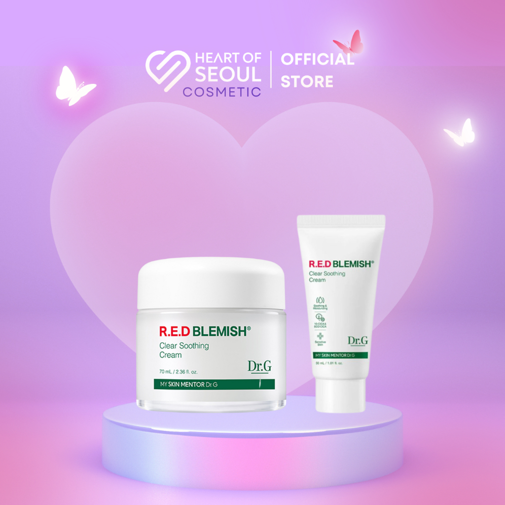 Dr.g DrG Red Blemish Clear Soothing Cream 70ml (Bill Han) | Shopee Malaysia