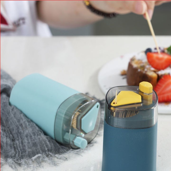 Smart Toothpick Box with Push Button Automatically Turns Toothpicks Up ...