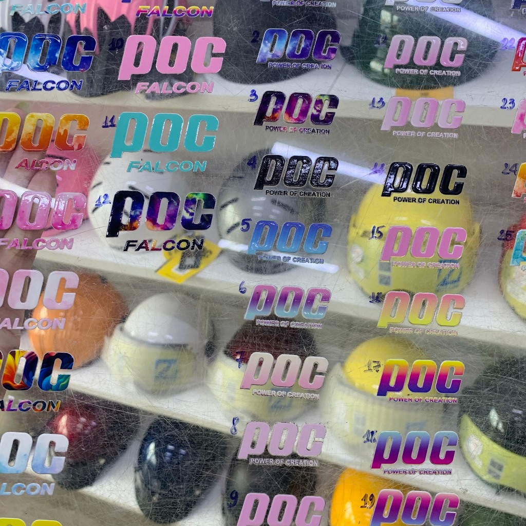 Genuine small size POC sticker for Poc P07 | Shopee Malaysia