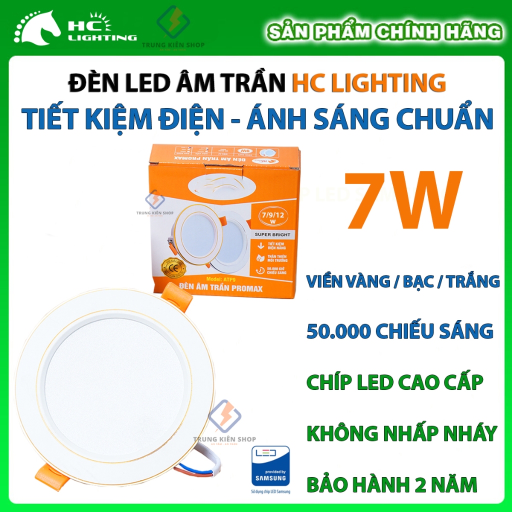 Led Ceiling Light 7W-9W-12W - Hole 76, 90, 110 4000K Good Product ...