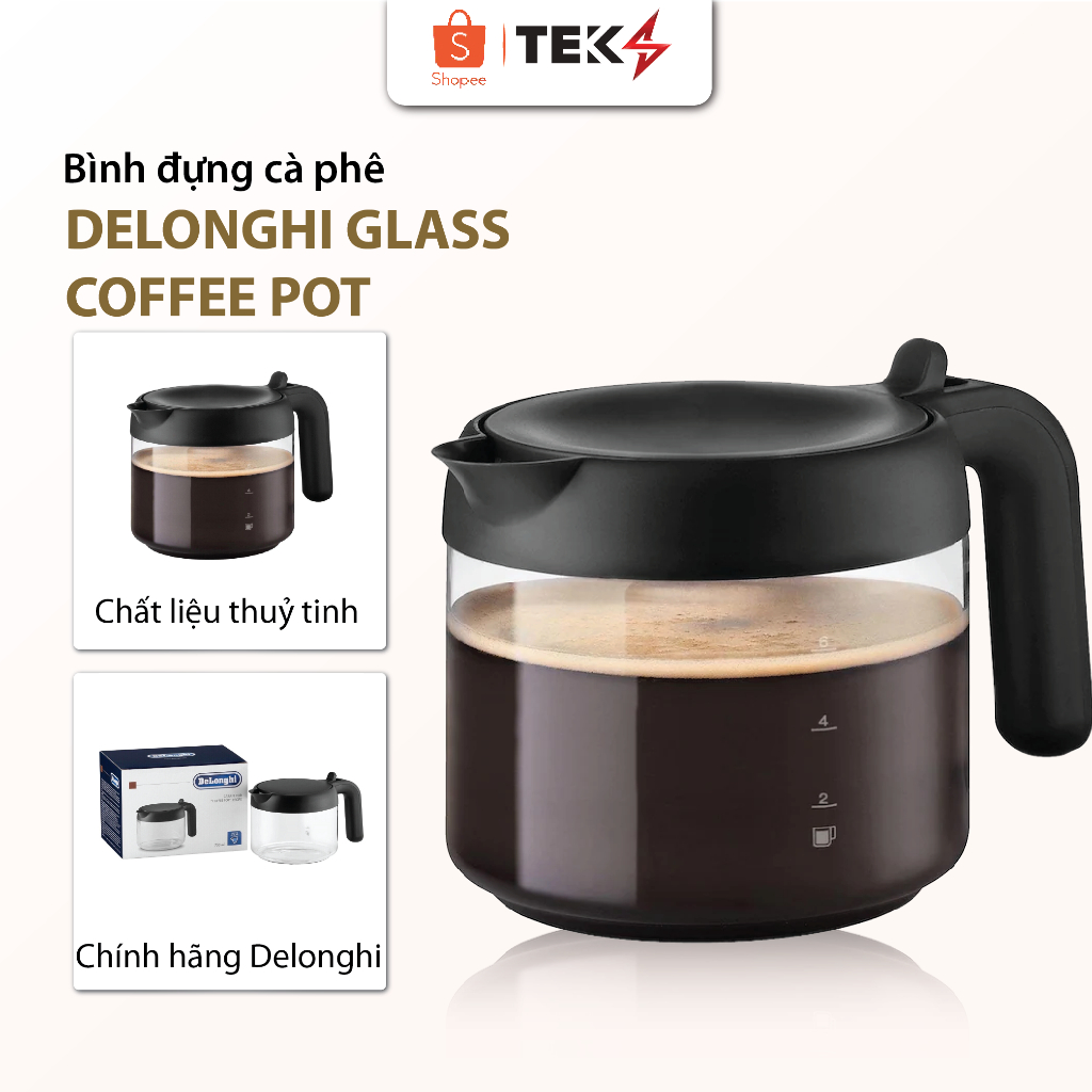 Delonghi Coffee Carafe/Coffee Pot DLSC021, glass material | Shopee Malaysia
