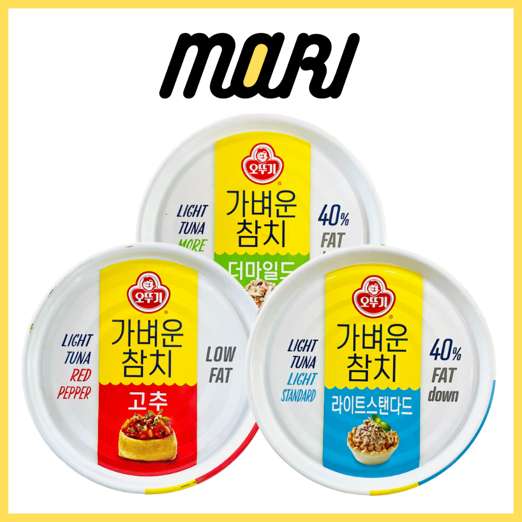Light Tuna Ottogi Korean low-fat Tuna, 135g box, many flavors | Shopee ...
