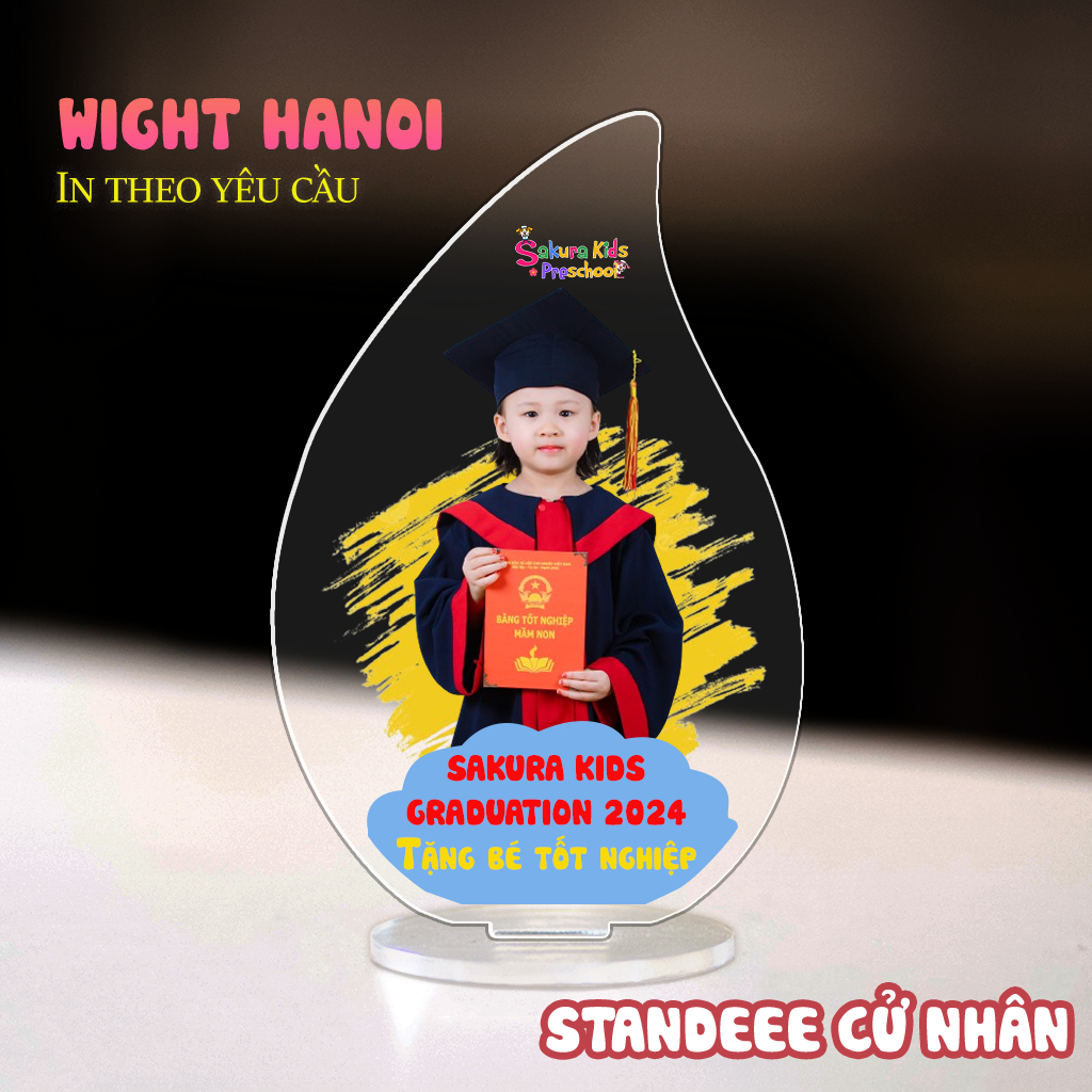 HUMAN Standee model PRINTED ON DEMAND as a graduation gift for children ...