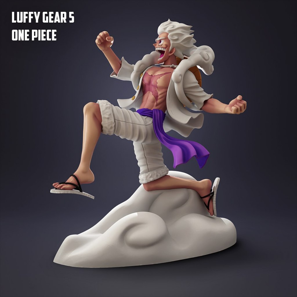 [3D Resin Printing] Luffy Gear 5 Model - One Piece - 3D Print Model ...