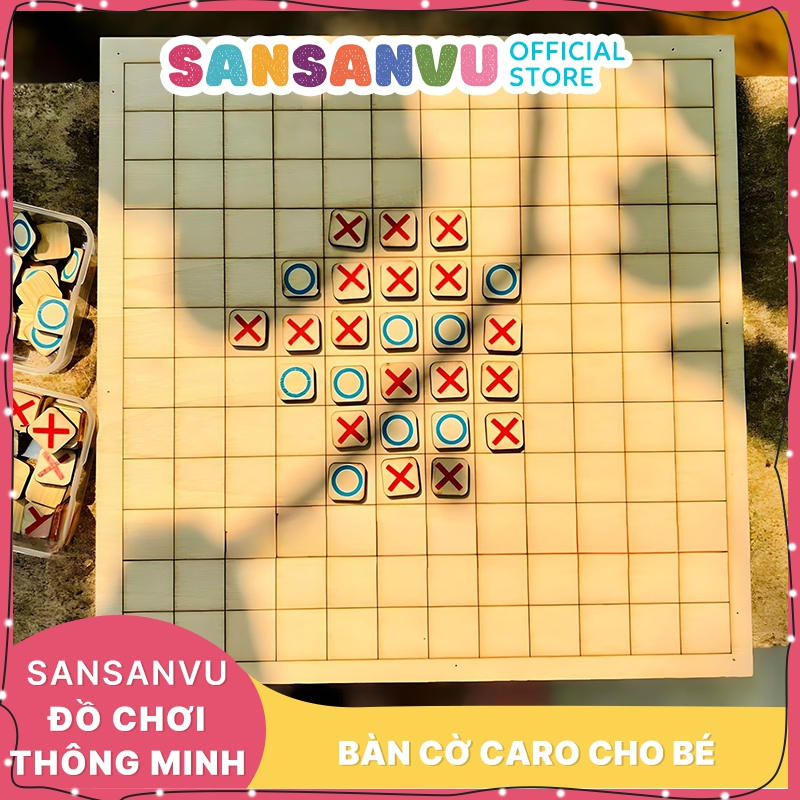 Sansanvu Wooden Caro Chess Set - Supports Thinking Development And ...