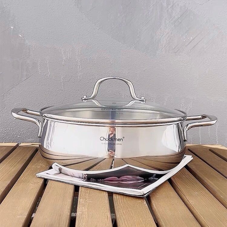Hot Pot, 26cm Chockmen Chicken Boiler, 30cm Material Made From 18 / 10 ...
