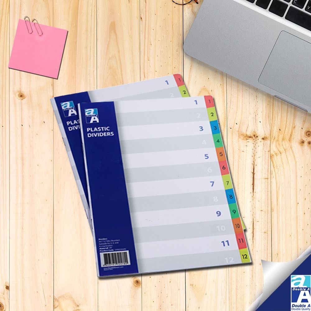 Double A 12-digit A4 plastic pagination | Shopee Malaysia