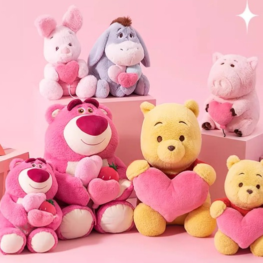 [MINiSO Super Fragrant] Lotso Strawberry Teddy Bear Embracing Genuine ...