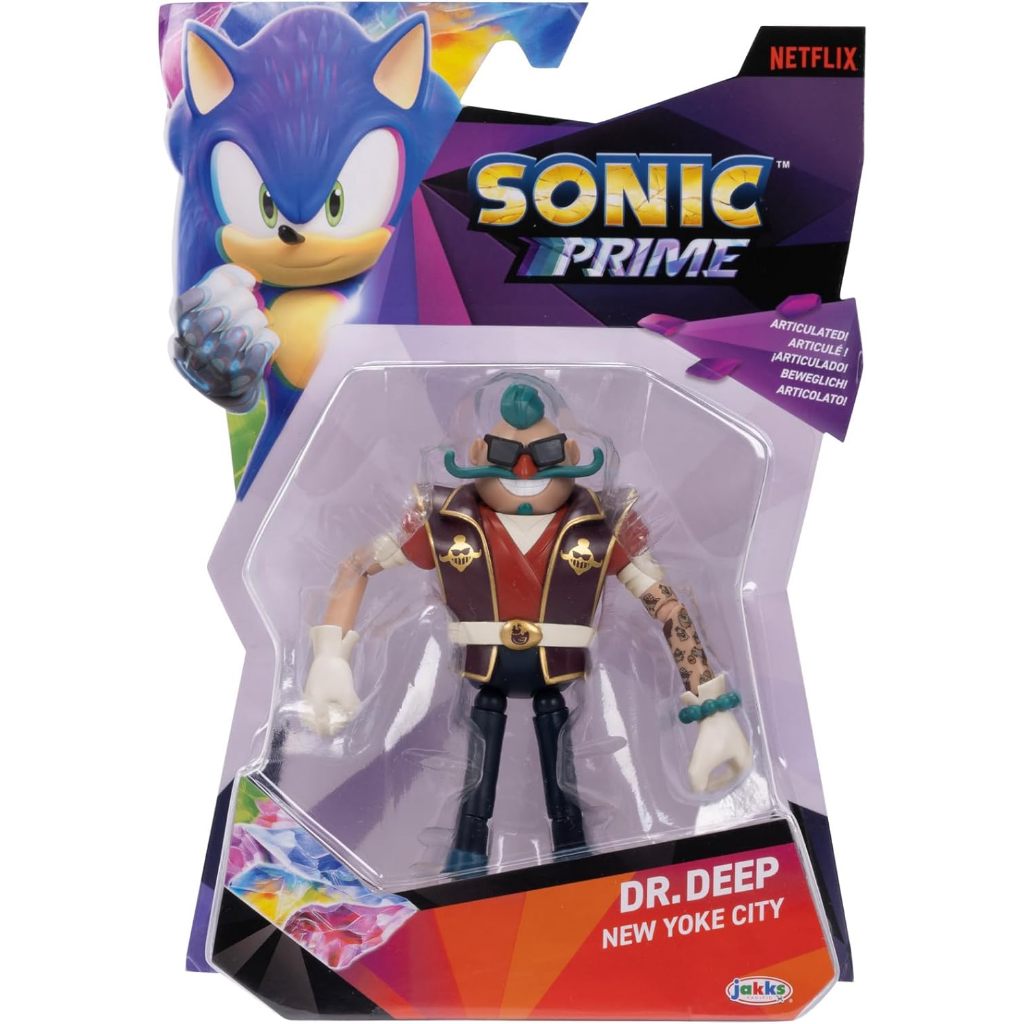 Sonic Prime 5-inch Dr. Model Deep - New Yoke City, Genuine | Shopee ...