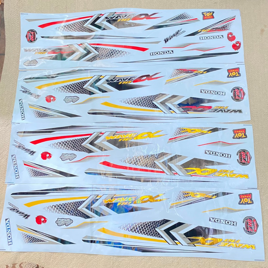 Wave Car Stickers Wave Car Stickers Wave Alpha Stickers New Model 2024 ...