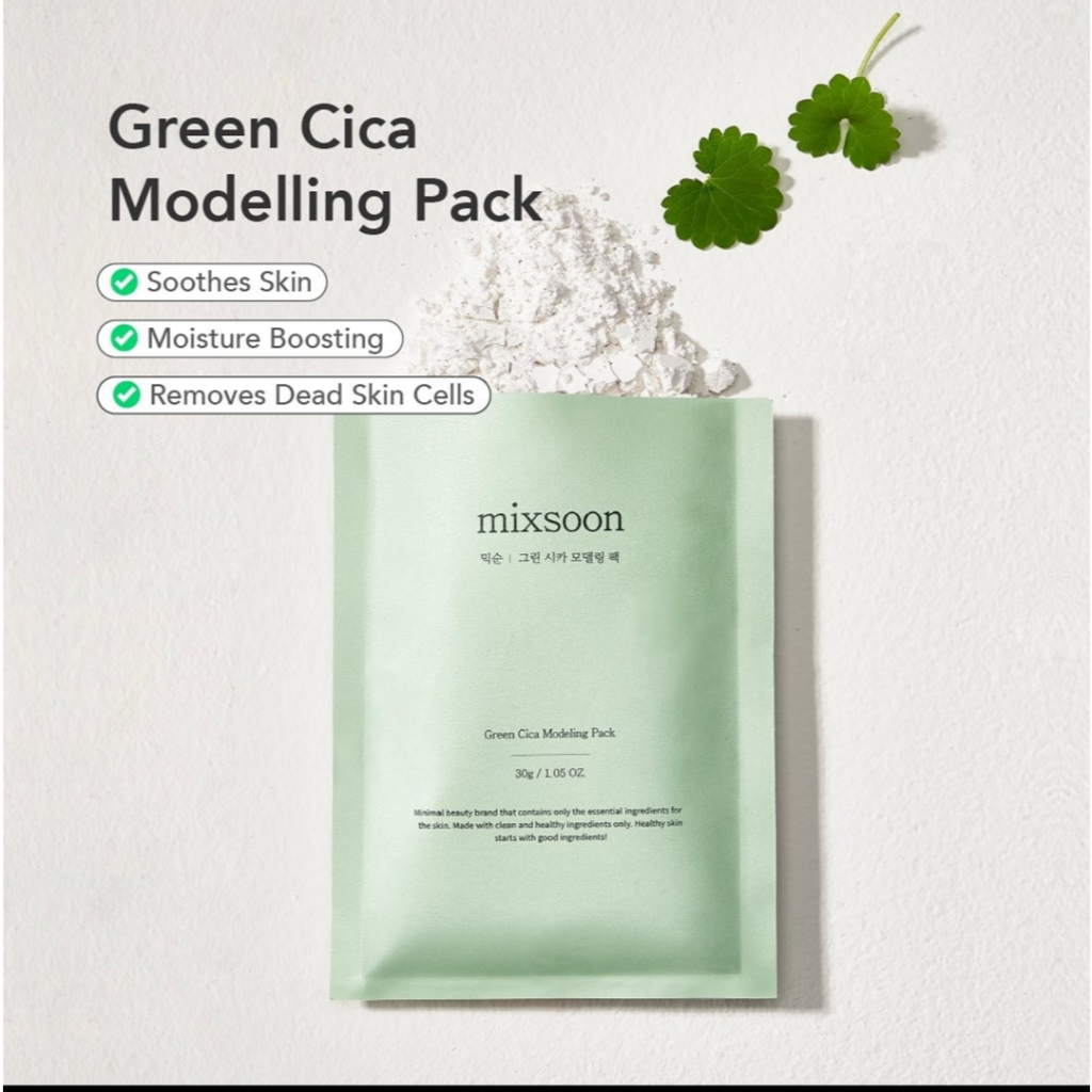 Mixsoon green cica modeling pack 30gr | Shopee Malaysia