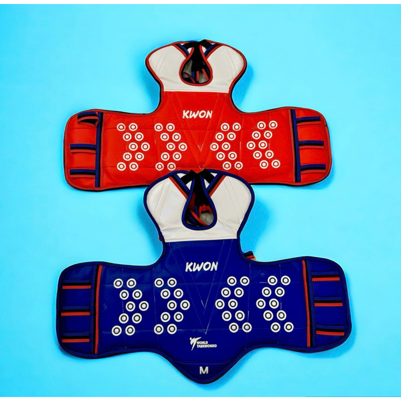 Taekwondo KWON 2-Sided Armor In Red Blue Has 4 Sizes For Express ...