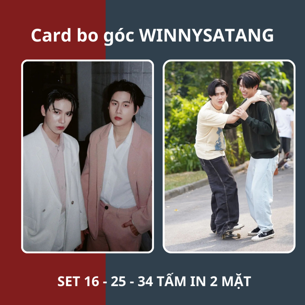 WinnySatang set with 16 double-sided printed corners, SatangWinny - We ...