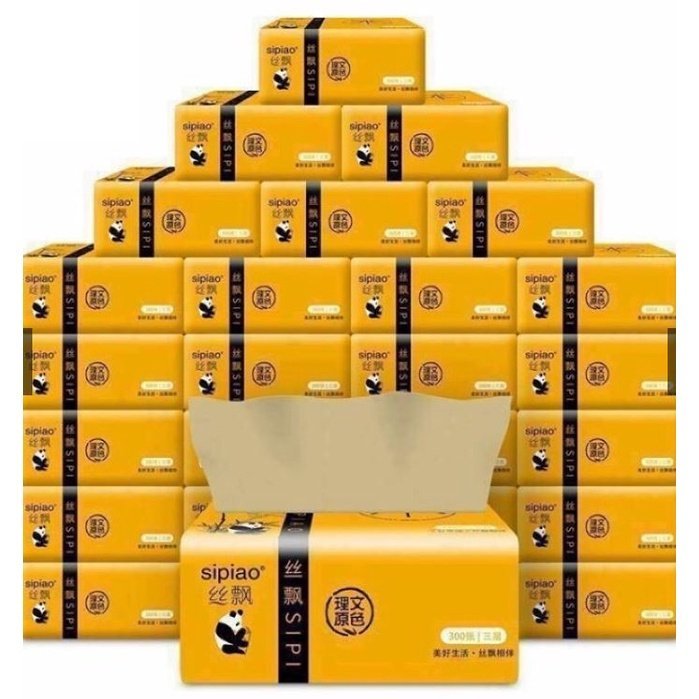 Box Of 30 Packs Of Sipaao Panda Tissue Paper In Vietnam | Shopee Malaysia