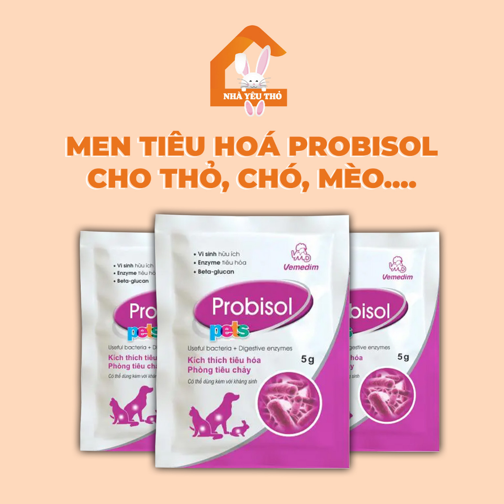 Probisol digestive enzymes for rabbits, dogs, cats.... | Shopee Malaysia