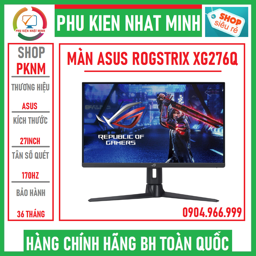 Asus ROG Strix XG276Q 27" IPS 170Hz Gsync Screen genuine gaming ...