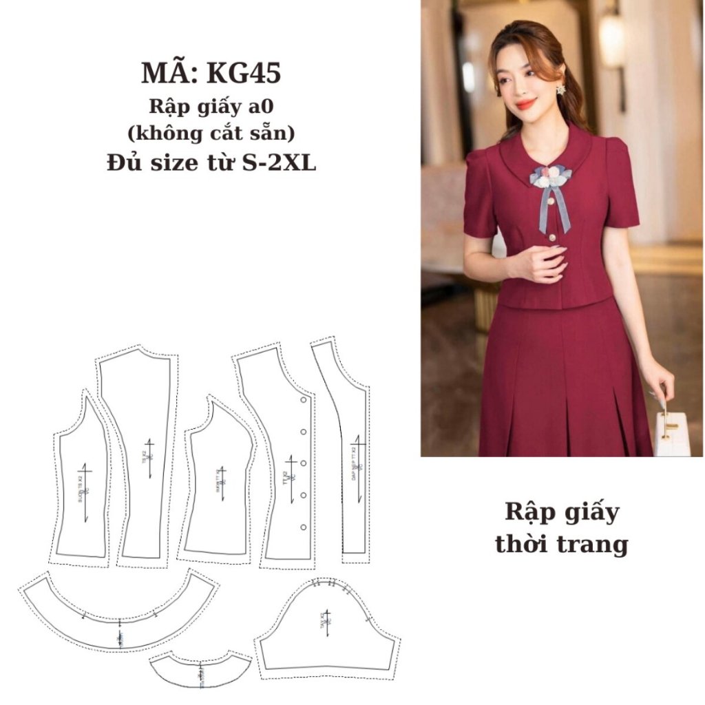 Paper SHEET A0 FAKE SHIRT WITH LOTUS COLLAR KG45 (NOT PRE-CUT) | Shopee ...