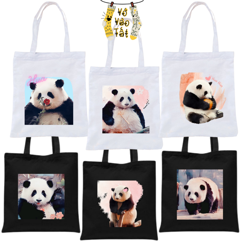 Panda CANVAS Bag, HOA, HOA Diep - HUAHUA, HEYE PANDA | Shopee Malaysia