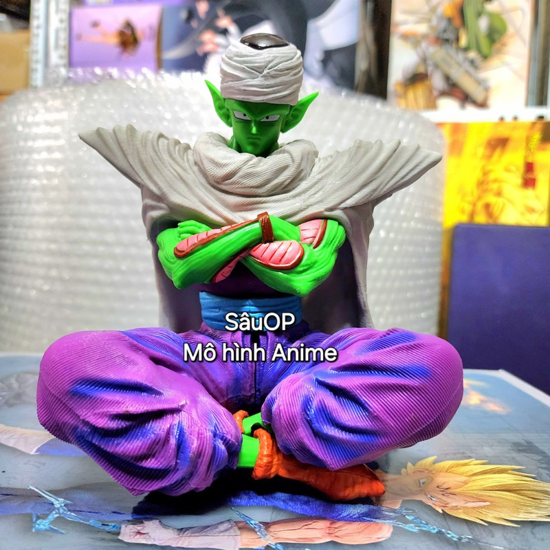 Daragon Ball Piccolo sitting figure is 16.5cm tall (Dragon Ball figure ...
