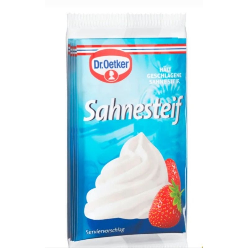 [German product] Dr.Oetker cream standing powder 8gr (Klopfix) 02/2027 ...