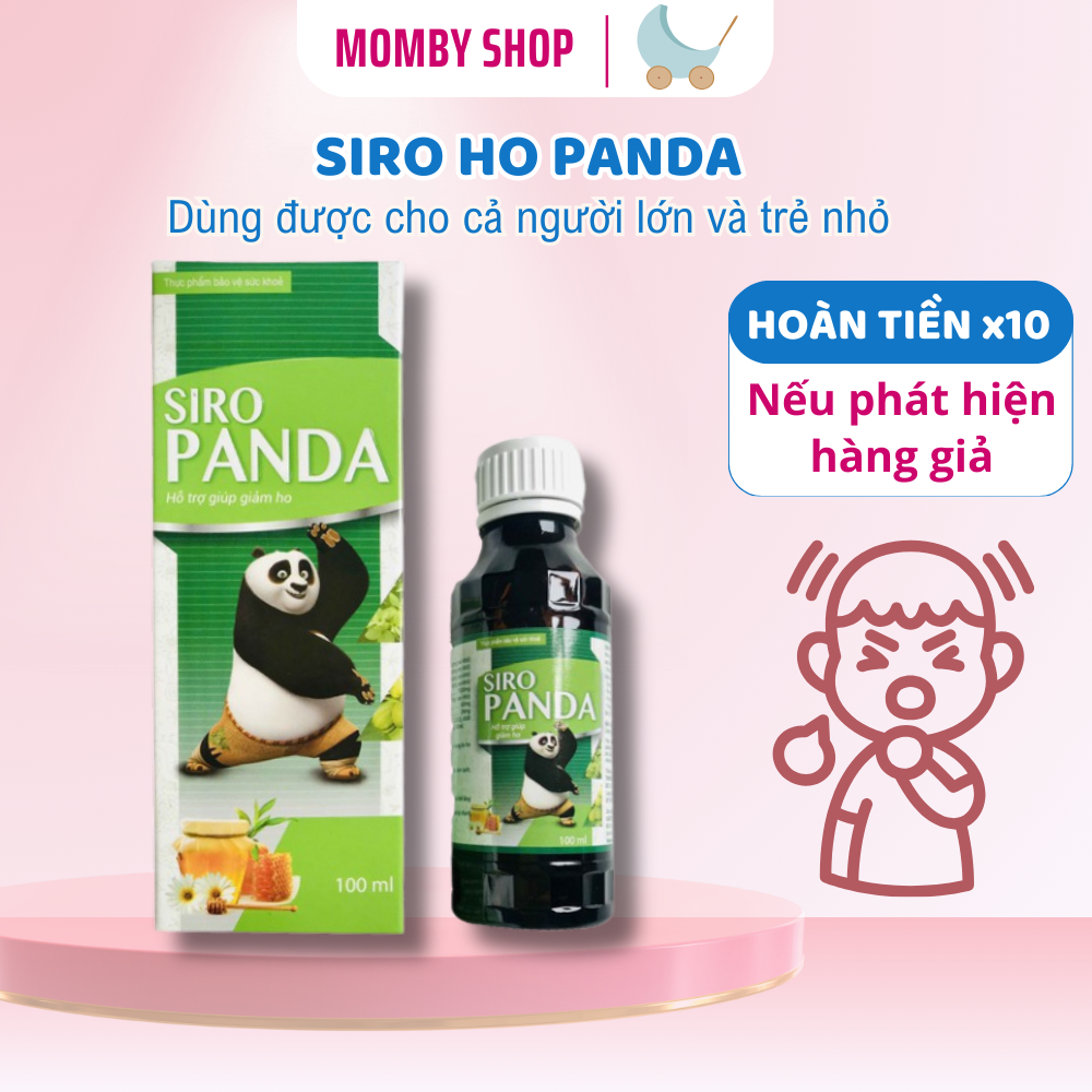 Panda MOMBY SHOP cough syrup helps relieve cough, clear phlegm, and ...