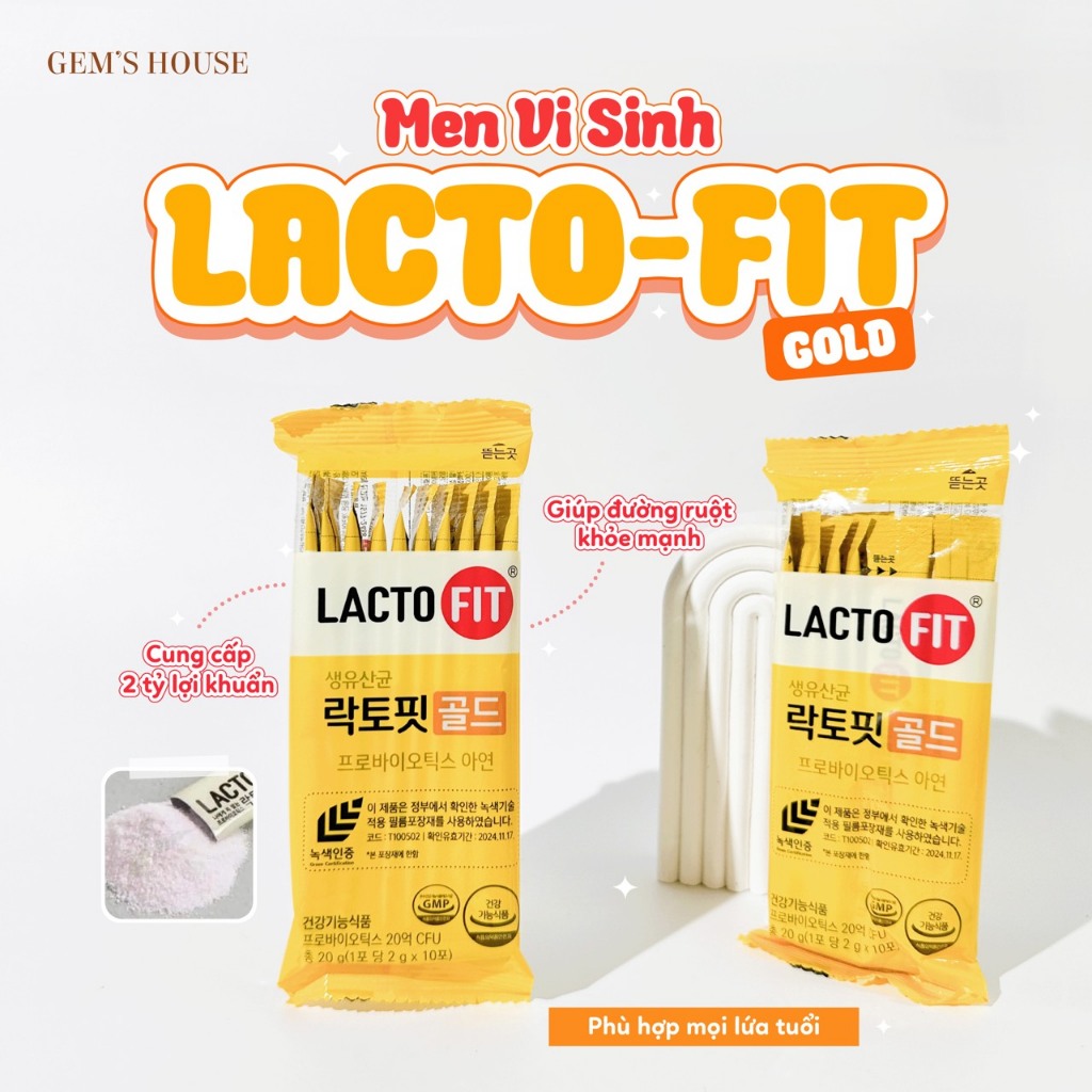Lacto fit gold probiotic ProBiotics set 10 packs x 2g | Shopee Malaysia