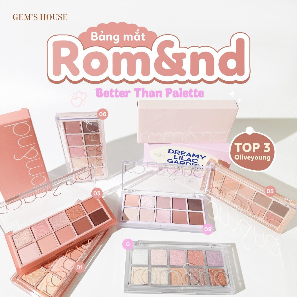 Romand Eye Palette 10 Boxes Better Than Eye Palette | Shopee Malaysia