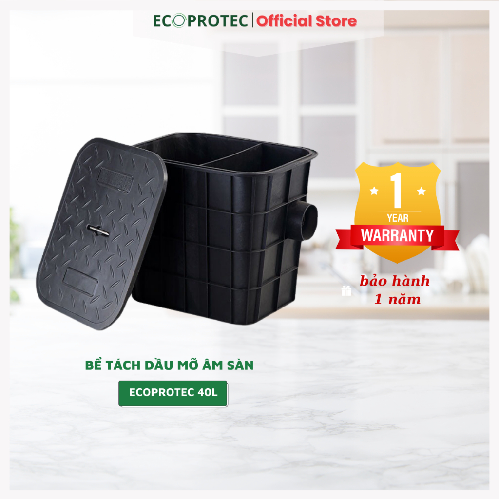 Ecoprotec 40L Underground Smart Grease Separator and Trap for Home ...