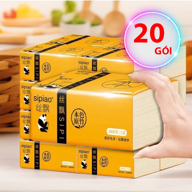 [ Express ] Combo of 20 Packs of Soft and Tough Panda Napkins | Shopee ...