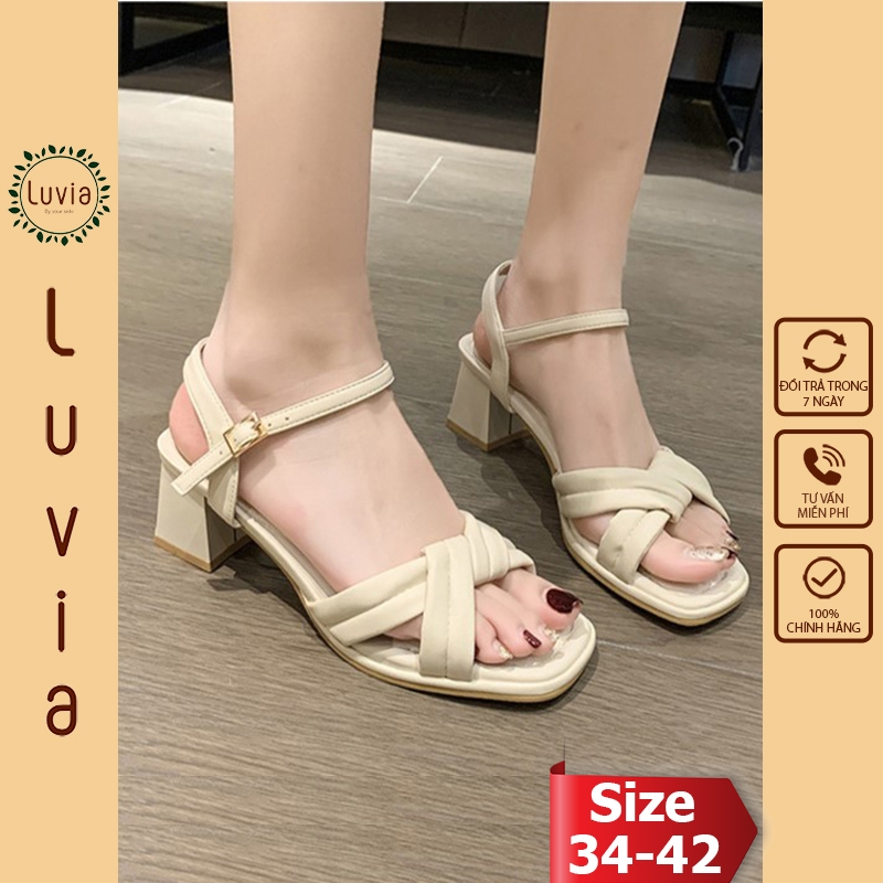 Luvia 96CG 5-inch cross-strap padded sandal (Small form shoes, fat feet ...