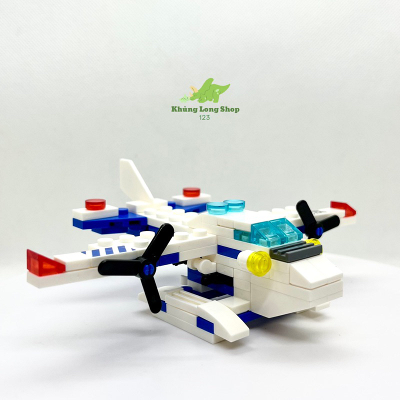 Toy police plane model assembly set | Shopee Malaysia