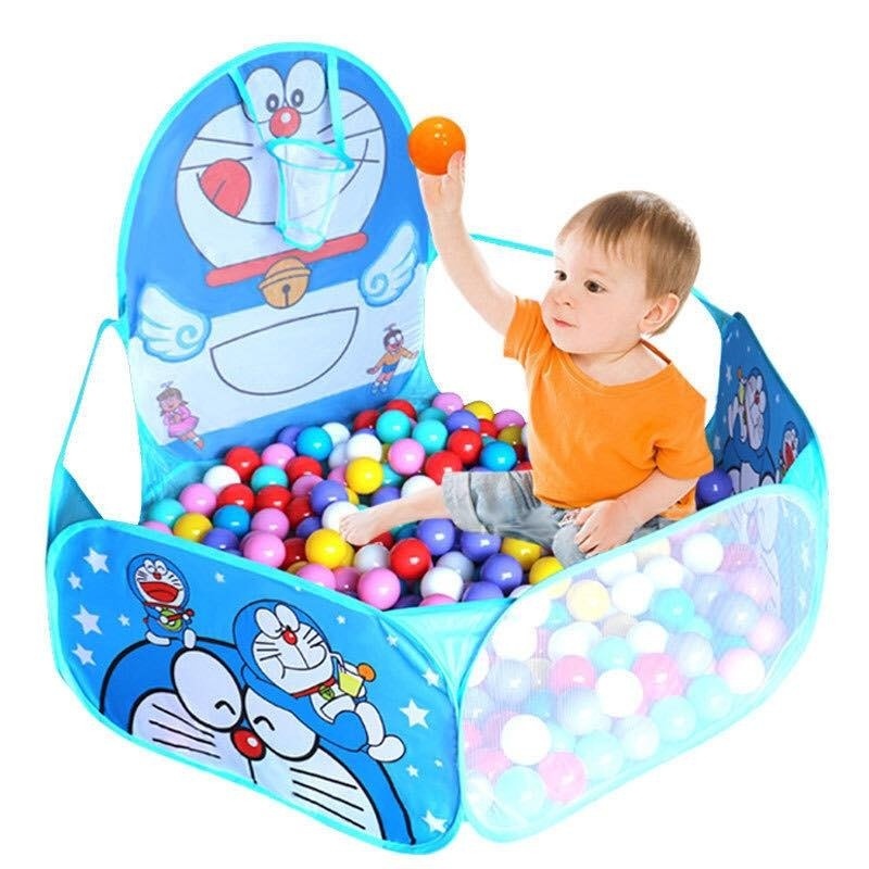 Doremon Ball Tent with 100 Balls, Foldable self-expanding ball house ...