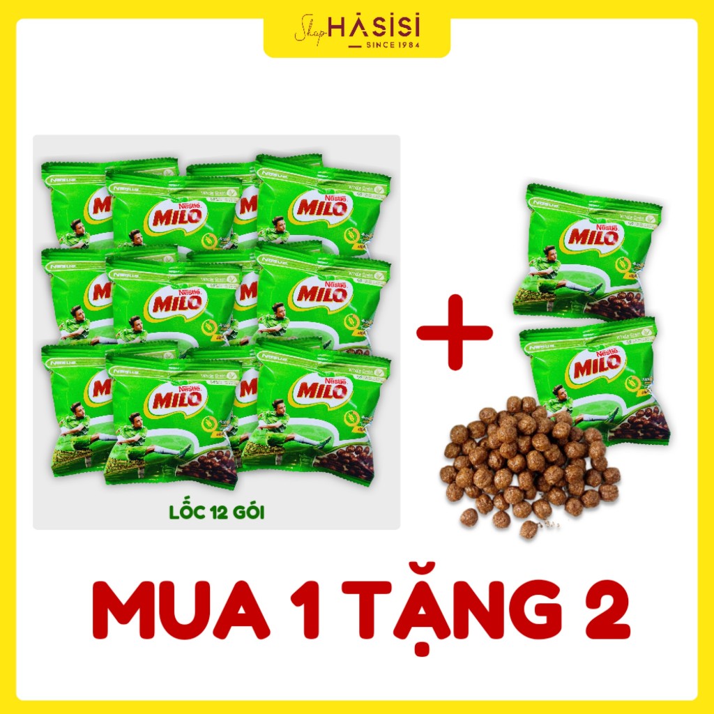 [Free 2 Packs] Pack Of 12 Thai Milo Nestle Breakfast Snack Packs (12 ...