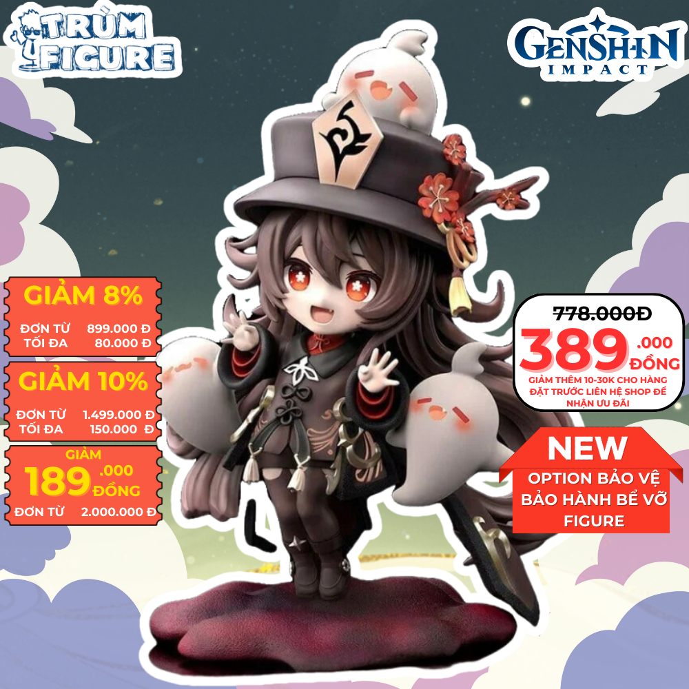 Model, Figure Hutao Chibi Genshin impact - Full Box Boss Figure ...