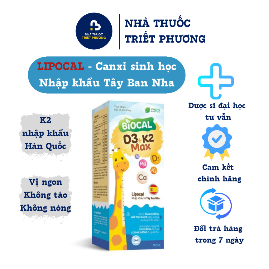 Calcium for babies Biocal D3K2 Max develops optimal height. Bio-organic ...