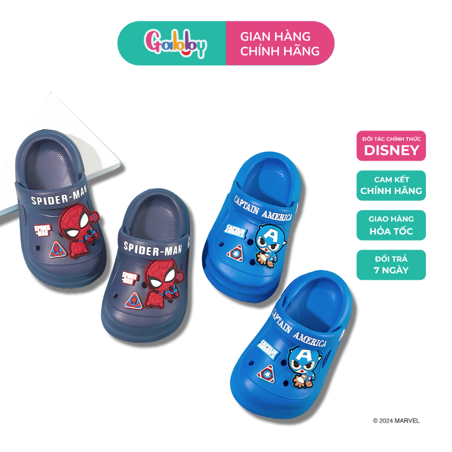 Disney Sandals with Spiderman and Captain Cartoon Characters for ...