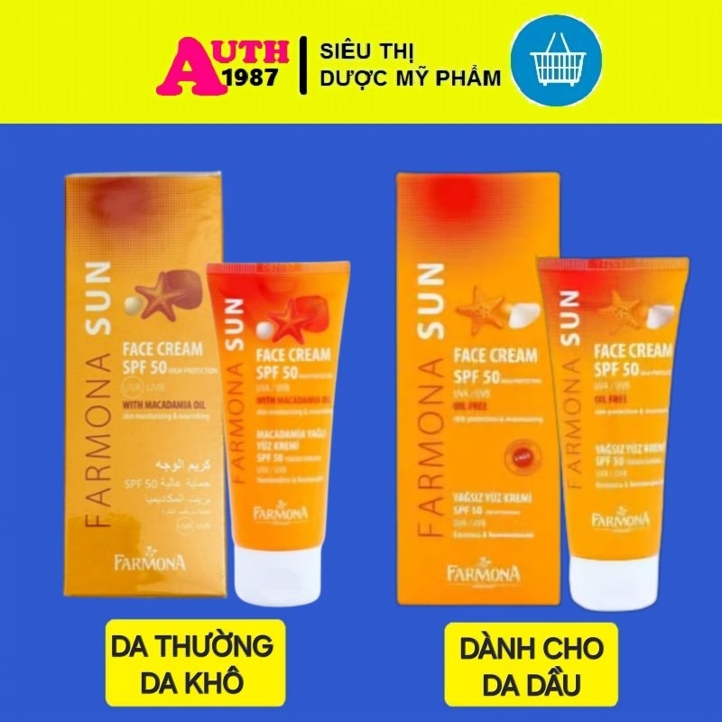 (Domestic Product) Farmona Sun Face Cream SPF50 Oil Free 50ml - Famona ...