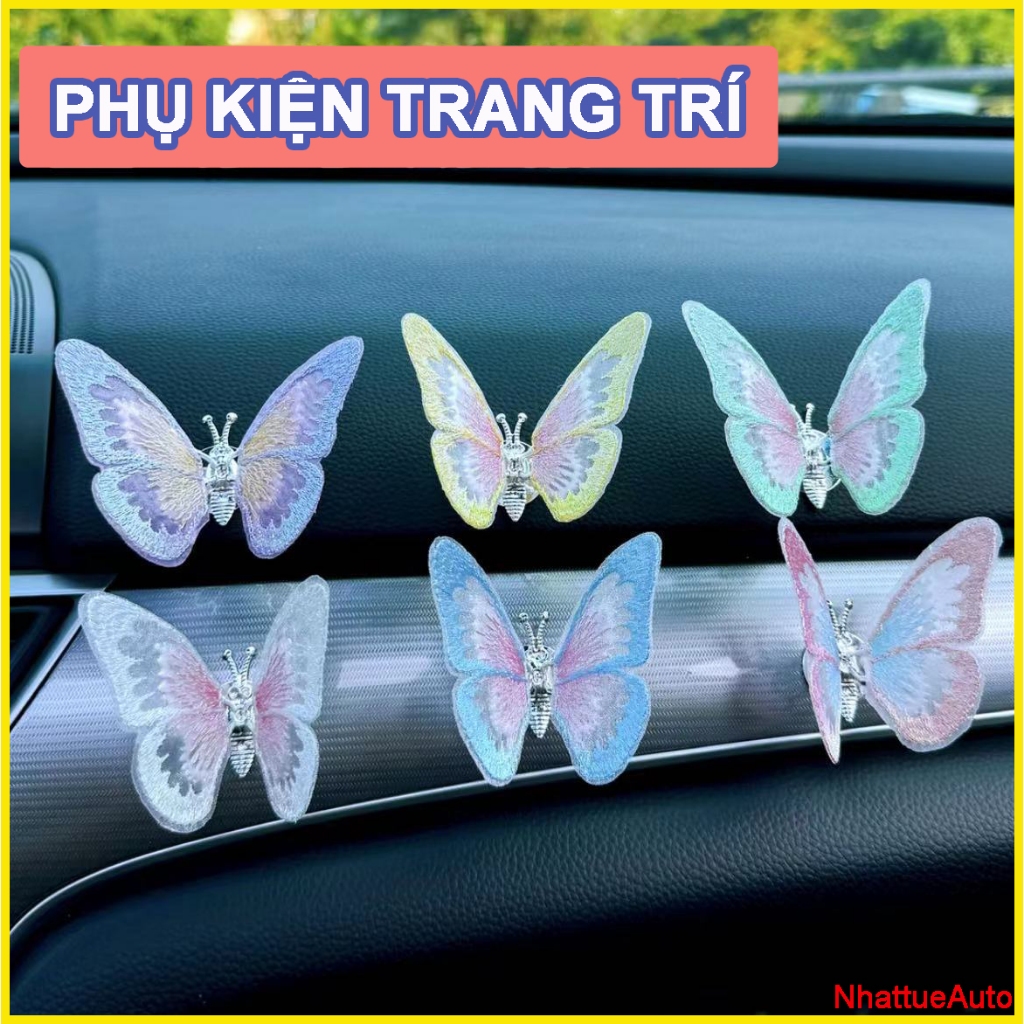 Set OF 6 BUTTERFLY COLORS TO DECORATE TAPLO FACE, CAR CONTROL PANEL ...